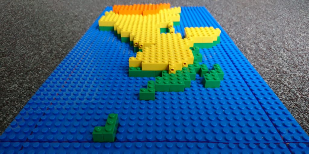 UK Climate Projections 2018 in Lego - Clare Bryden