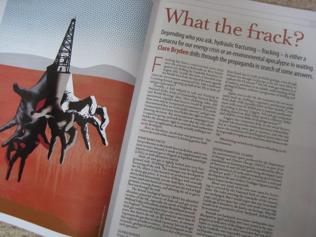 What the frack? - Clare Bryden